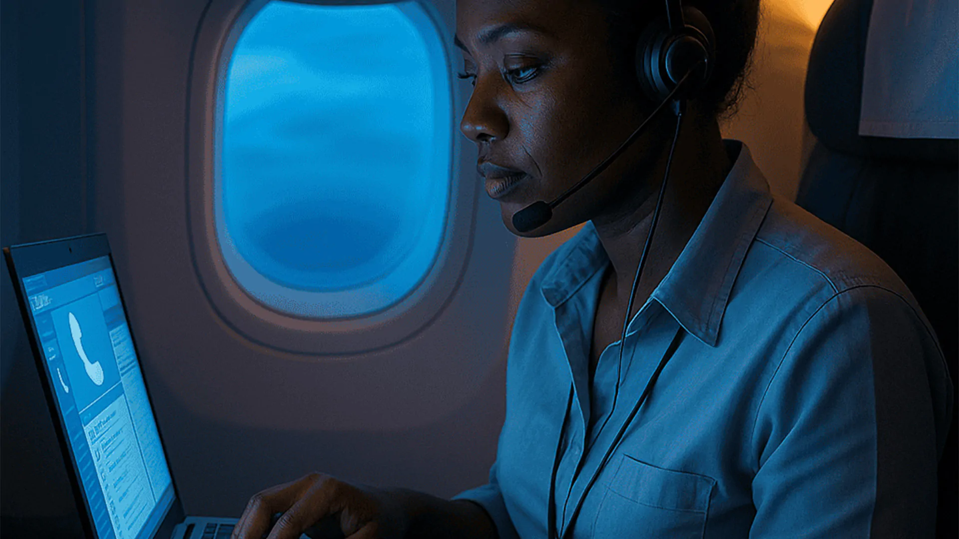 Africa World Airlines with Call Center Studio