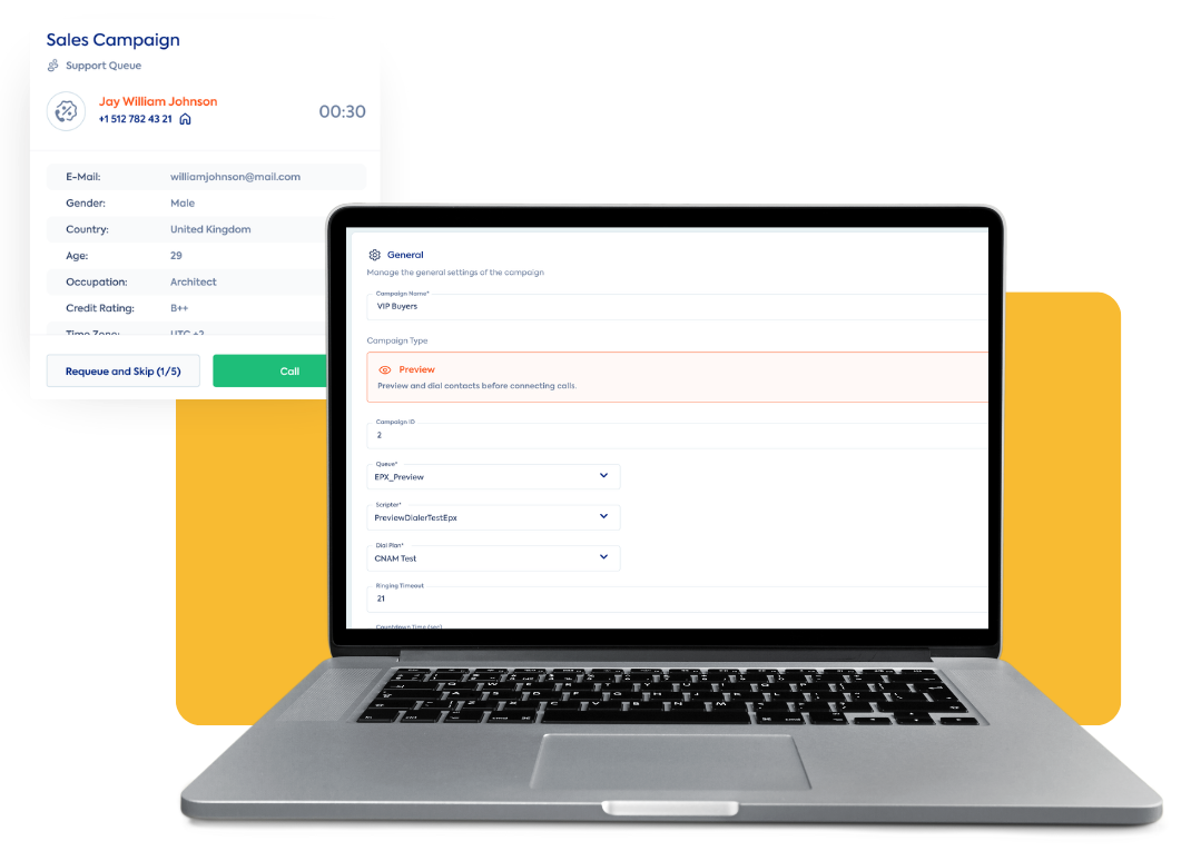 New Campaigns Module | Call Center Studio